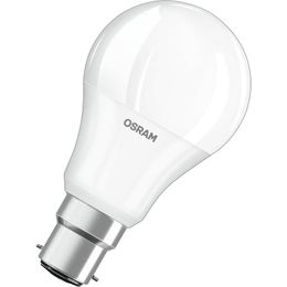 Led Base Classic a, in Kolbenform mit B22d-Sockel, Nicht Dimmbar, Ersetzt 60 Watt, Matt, Warmweiß - 2700 Kelvin, 3er-Pack - Osram