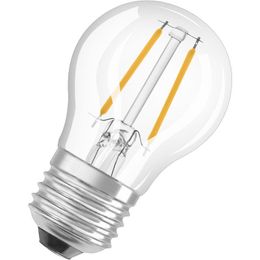 Osram Superstar dimmbare LED-Lampe mit besonders hoher Farbwiedergabe (CRI90) für E27-Sockel, Filament-Optik ,Warmweiß (2700K), 470 Lumen, Ersatz für