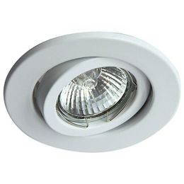 Inspired Deco - Hudson - GU10 Einstellbares Einbaudownlight Weiß (Lampe nicht im Lieferumfang enthalten)