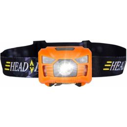 Wiederaufladbare, 5 W LED-Stirnlampe mit Körperbewegungssensor, wiederaufladbare Mini-Stirnlampe, Outdoor-Camping-Taschenlampe, Stirnlampe,