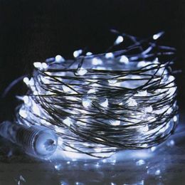 BURI Led Außenlichterkette 15m erweiterbar Weihnachtsbeleuchtung Party Lichterkette