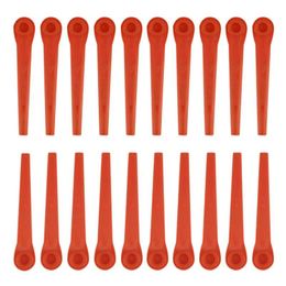 TRADESHOP Ersatzmesser-Set Klingen Kunststoffmesser (20 Stück) für Gardena EasyCut Li-18/23 r, ComfortCut Li-18/23 r, AccuCut Rasentrimmer - Trade-shop