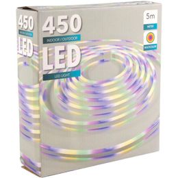 Spetebo Led Lichtschlauch 5m bunt - 450 led - Lichterschlauch Deko Beleuchtung mehrfarbig Außen