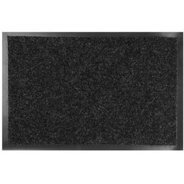 PROREGAL Fußmatte, Schmutzfangmatte 1006, 40x60cm, Schwarz-weiß