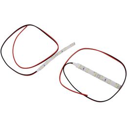 Woosien - 2x 10cm 12V Weiß 6 led 5630 Smd Streifenlichter für Auto Boot Motor Van Wasserdicht