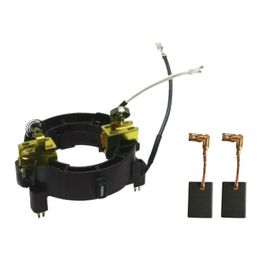 TRADESHOP Motorkohlen-Halter / Bürstenhalter + Kohlebürsten kompatibel mit Makita HR2610T HR2611F HR2611FT HR2631F HR2631FT HR2630T Bohrhammer - Trade-shop