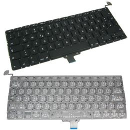 TRADESHOP Trade-shop - Premium Laptop-Tastatur Notebook Keyboard Deutsch qwertz für Apple Macbook Pro Unibody 33,8cm 13,3 A1280 2008 (mit