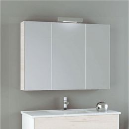 Spiegelschrank für ALLSTONE-Möbel 9 verfügbare Farben und 4 Größen Nordisches Weiß 80 cm
