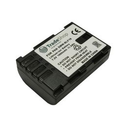 TRADESHOP Li-Ion Akku 1600mAh für Panasonic DMC-GH4 DMC-GH4K DMC-GH4A DMC-GH4H DMC-GH4M DMC-GH4R DMC-GH4U DMC-GH4KBODY DC-GH9MEG ersetzt DMW-BLF19 - Trade-shop