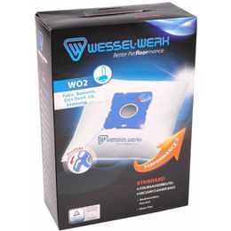 Wessel Werk - 4 x,WO2 = Swirl Y101/Y201 Staubsaugerbeutel für Dirt Devil Samsung aeg Grundig Privileg
