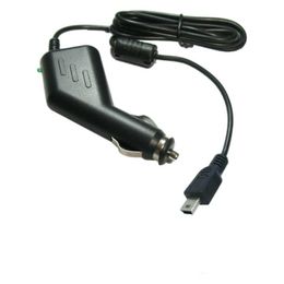 TRADESHOP Trade-shop - Premium Mini-USB KFZ-Ladekabel 12V/24V mit tmc Antenne für Becker Garmin Nüvi Navigon TomTom Empfänger Navigationssystem Navi