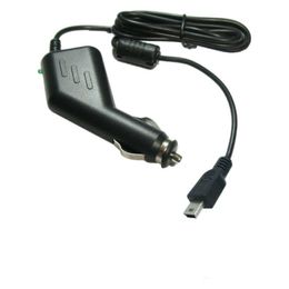 TRADESHOP Mini usb KFZ-Ladekabel 5A/2A mit tmc Antenne für Becker Professional 43 Talk Mamba.4 ce lmu Mamba.4 lmu Plus Garmin GPSMap 60CSx IQue 3000