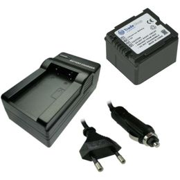 TRADESHOP Set: Kamera Li-Ion Akku 7,4V 950mAh + Ladegerät kompatibel mit Panasonic SDR-H9m VDR-D50 VDR-D51 VDR-D160 VDR-D210 VDR-D220 VDR-D230 - Trade-shop