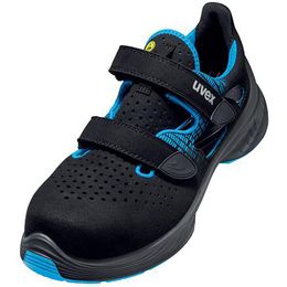 Uvex 1 G2 Sandalen S1 blau, schwarz Weite 12 Gr. 36 - Blau