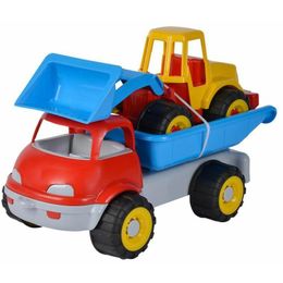 Androni Giocattoli - 12x lkw Kipper Bagger Sandspielzeug Kasten Garten Jungen Auto Kinder Mädchen