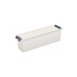 Sunware Aufbewahrungsbox Q-Line 1,3L transparent 27 x 8,4 x 9 cm Boxen, Körbchen & Kisten