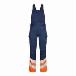 Warnschutz Latzhose Safety 3546-314-16510 Gr. 25 blue ink/orange - Engel