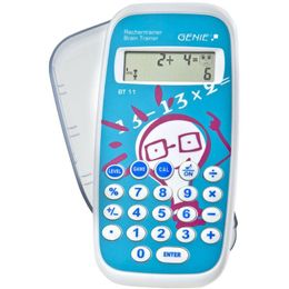 GENIE BT11 Rechentrainer Mathetrainer Mathe Lernspiele Kinder Taschenrechner NEU