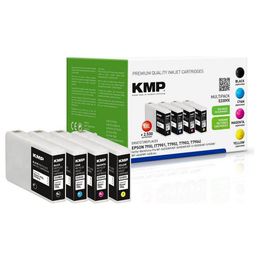 KMP 1 Tinten-Multipack E220VX ERSETZT Epson 79XL BK/C/M/Y Tintenpatrone (4 Farben)