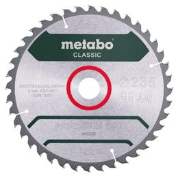 Metabo - Sägeblatt 'precision cut wood - classic', 235x2,8/2,0x30 Z40 wz 15° /b