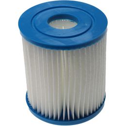 Filterkartusche kompatibel mit Bestway Flowclear 58381 (1,249 l/h) Swimmingpool, Filterpumpe - Wasserfilter Blau Weiß - vhbw