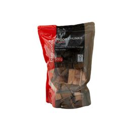 Räuchermehl Holz chunks Pfirsich Grillzubehör 900 g - Braun/Gelb - barbecook