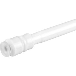 Bestlivings - Klemmstange ( weiß ) mit Schraubtechnik ausziehbar 80-120 cm, kein Bohren und kein Kleben - Weiß