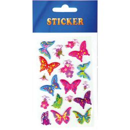 Bestlivings Lustige und Niedliche Sticker zum Aufkleben, Stickerbögen mit Tieren, in vielen verschiedenen Motiven verfügbar (Design: Schmetterlinge 1)