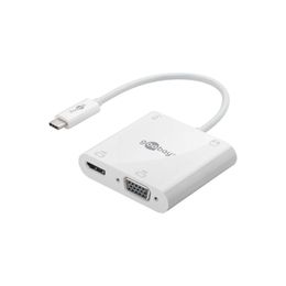 goobay USB-Verteiler USB-C Multiport Adapter 100 W Power Delivery (5 Gbit/s Übertragungsrate