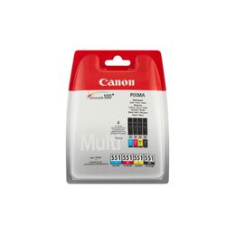 Canon »CLI-551« Multipack Tintenpatronen Schwarz/Cyan/Magenta/Gelb