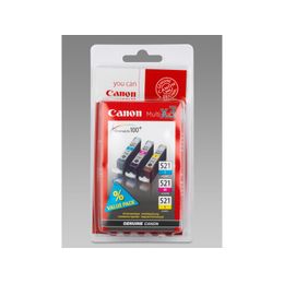 Canon »CLI-521« Multipack Tintenpatronen Cyan/Magenta/Gelb