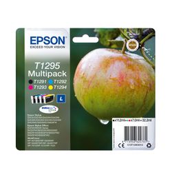 Epson »T1295« Apfel Multipack Tintenpatronen Schwarz/Cyan/Magenta/Gelb
