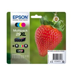 Epson »29 XL« Erdbeere Multipack Tintenpatronen Schwarz/Cyan/Magenta/Gelb