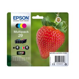 Epson »29« Erdbeere Multipack Tintenpatronen Schwarz/Cyan/Magenta/Gelb