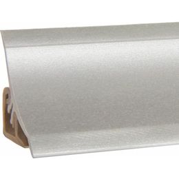 HOLZBRINK - Küchenabschlussleiste Alu Silber Küchenleiste pvc Wandabschlussleiste Arbeitsplatten 23x23 mm 150 cm