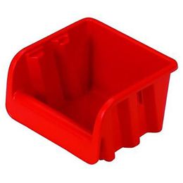 Yato Lagersichtboxen Rot Sichtlagerbox Lagerbox Stapelbox Sichtbox versch. Größen +P-1 108x110x75mm