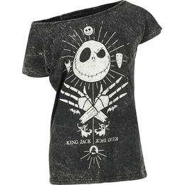 The Nightmare Before Christmas Jack Skellington - King Jack T-Shirt schwarz in L