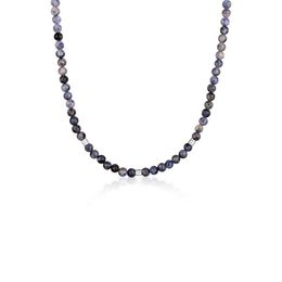 Kuzzoi Silberkette Achat Perlen Beads Vintage 925 Silber