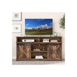 REDOM TV-Schrank Sideboard mit 2 klassischen Schiebetüren