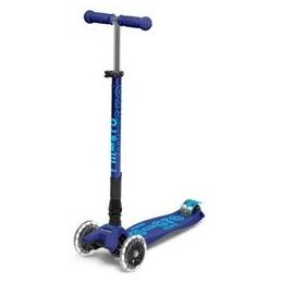 Micro Scooter Maxi MICRO DELUXE foldable navy blue (LED) - MMD099