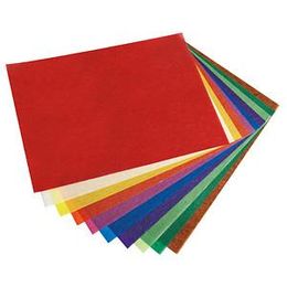 Folia Transparentpapier farbsortiert 42 g/qm 10 Blatt