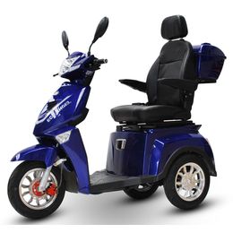 ECO ENGEL 504 Blau, 25 km/ h mit 1000 Watt Motor 20Ah, Seniorenmobil Elektro Roller