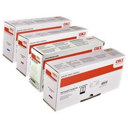 4 OKI Toner MC760 770 780 Serie Multipack BK C M Y 4-farbig