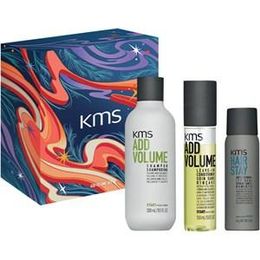 KMS California KMS Haare Addvolume Geschenkset Addvolume Shampoo 300 ml + Addvolume Leave-In Conditioner 250 ml + Hairstay Anti-Humidity Seal 75 ml