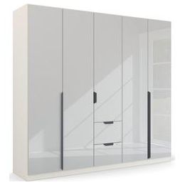 Drehtürenschrank Rauch "Modern by Quadra Spin" Schränke Gr. B/H/T: 226 cm x 210 cm x 54 cm, 5 St., weiß (alpinweiß, glas kristallweiß)