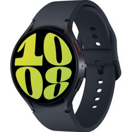 Smartwatch Samsung "Galaxy Watch 6 LTE 44mm" Smartwatches grau (graphite) Fitness-Tracker