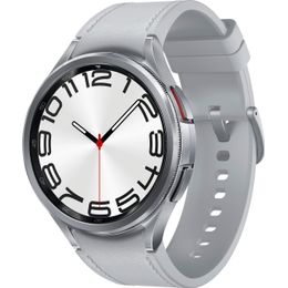 Smartwatch Samsung "Galaxy Watch 6 Classic LTE 47mm" Smartwatches silberfarben (silber) Fitness-Tracker