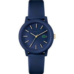 Quarzuhr Lacoste "Lacoste 12.12 LADIES, 2001271" Armbanduhren blau (navy) Damen Quarzuhren