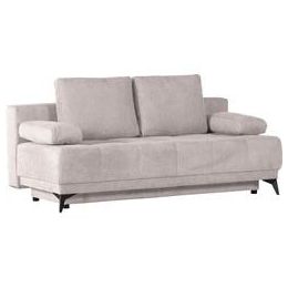 Schlafsofa GUTMANN FACTORY Sofas Gr. B/H/T: 195cm x 77cm x 100cm, Flachgewebe, beige