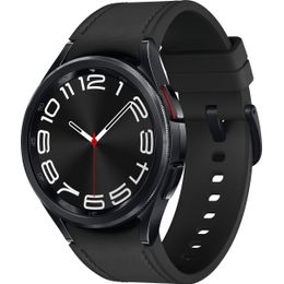 Smartwatch Samsung "Galaxy Watch 6 Classic LTE 43mm" Smartwatches schwarz Fitness-Tracker